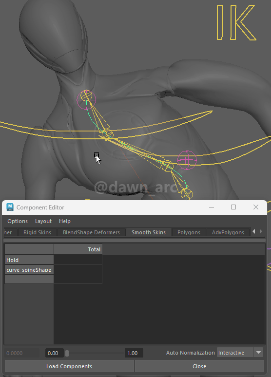 [Maya]Rigging 10 - Spine IK